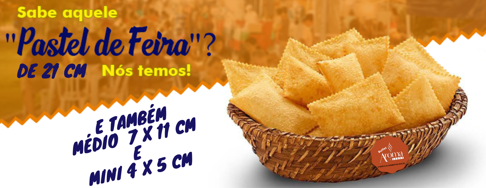 buffet a domicilio de pastel de feira